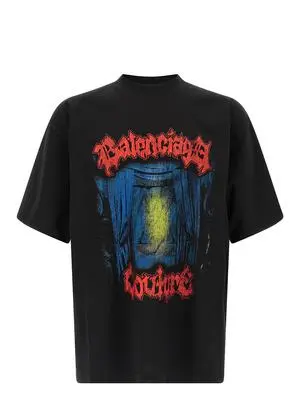 Balenciaga Salon De Couture' T-shirt - Black
