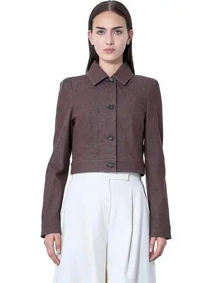 Max Mara Tailored Carpa Jacket - Brown