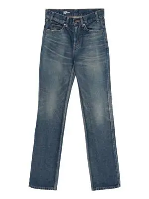 Celine Francoise Jeans In Washed Denim - Blue