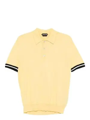 TOM FORD Polo Shirts - Yellow