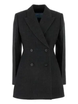 Prada Wool Blazer - Gray