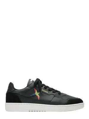 Axel Arigato Panelled Leather Low-top Trainers - Black