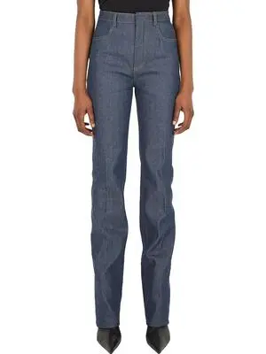 Saint Laurent SAINT LAURENT Straight-Leg Denim Jeans Blue