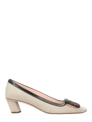 ROGER VIVIER ROGER VIVIER Square Buckle Block Heel Pumps Multicolor