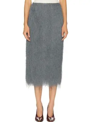 Dries Van Noten DRIES VAN NOTEN Sokna Midi Skirt Gray