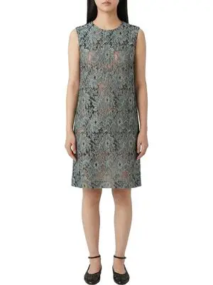 Gucci Sleeveless Lace Dress - Green