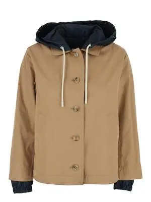 HERNO HERNO Reversible Cotton Jacket With Drawstring Hood