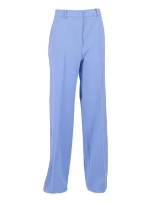 Max Mara Tailored Wide Leg Trousers - Blue
