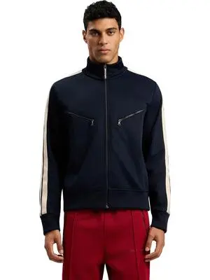Palm Angels Curved Logo Zip-up Track Jacket - Multicolor