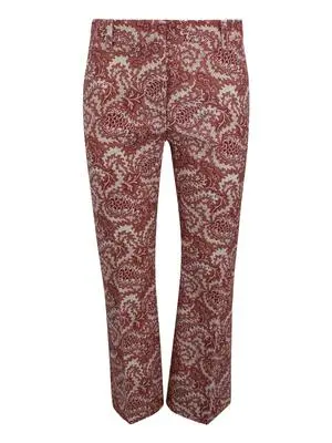 Max Mara Printed Trousers - Pink