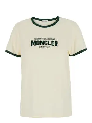 Moncler MONCLER Cotton T-Shirt With Logo Multicolor