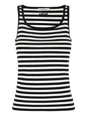 Max Mara MAX MARA Striped Ribbed Tank Top Multicolor