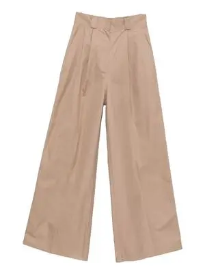 Balenciaga Cotton High-waisted Trousers - Multicolor