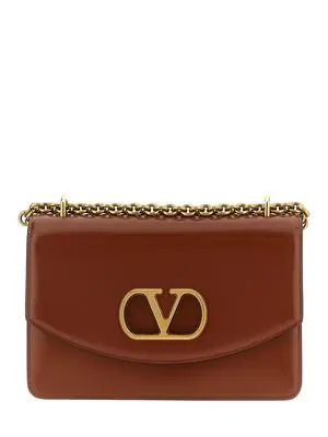 Valentino Garavani Vlogo Signature Shoulder Bag - Brown