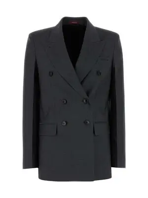 Gucci Graphite Wool Blazer - Gray