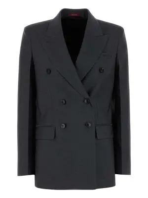 Gucci Graphite Wool Blazer - Gray
