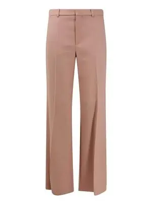 Chloé Cotton Flared Trousers - Multicolor