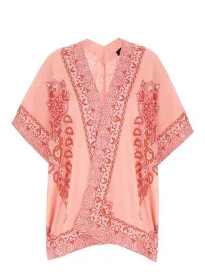 Etro Printed V-neck Kaftan - Multicolor
