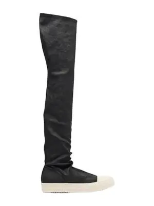 RICK OWENS RICK OWENS DRKSHDW High Sock Denim Boots