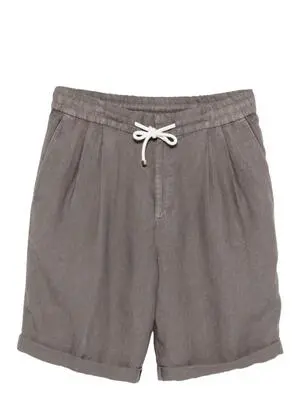 Brunello Cucinelli Linen Bermuda Shorts - Multicolor