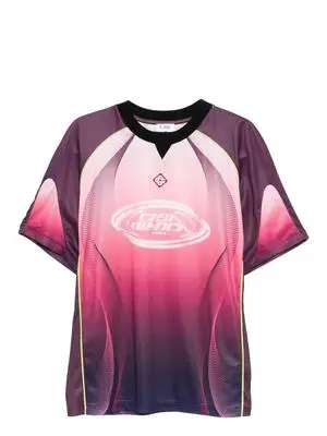 Casablanca Aubergine Gradient Short-sleeve T-shirt - Multicolor