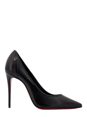 CHRISTIAN LOUBOUTIN Sporty Kate Leather Decollete - Black