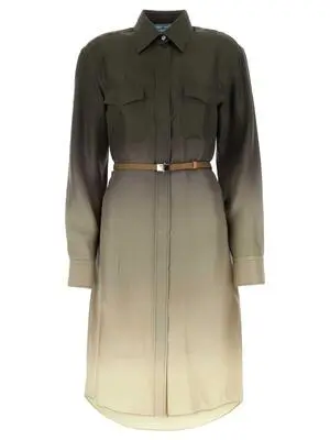 Prada Twill Shirt Dress - Multicolor
