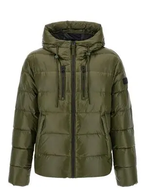 Mackage Victor-r Quilted Down Jacket With Adjustable Hood - Green