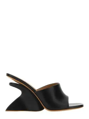 OFF-WHITE OFF-WHITE Leather Jug Mules