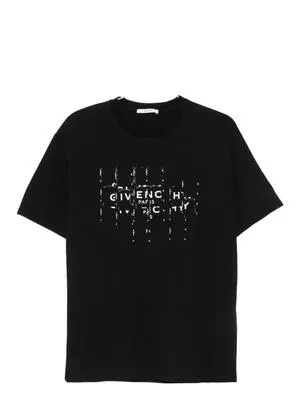 Givenchy Logo Cotton T-shirt - Multicolor