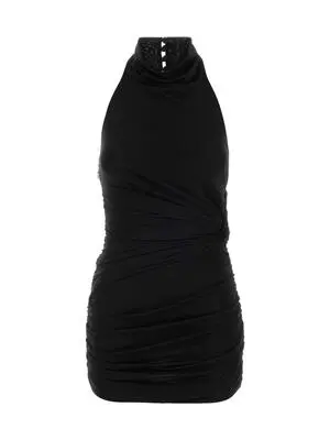 Andamane Jersey Stella Mini Dress - Black