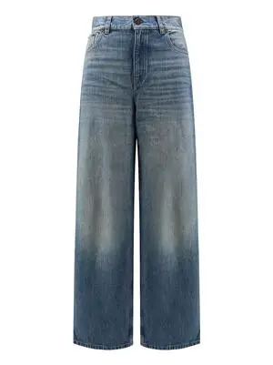 Chloé Wide Leg Jeans - Multicolor