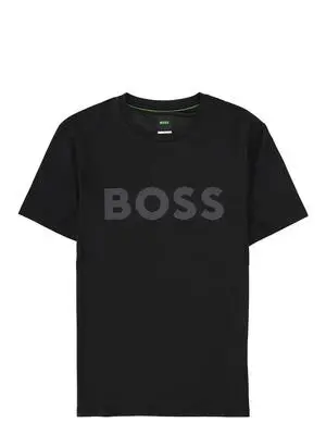 BOSS Boss Men T-Shirt With Logo Black