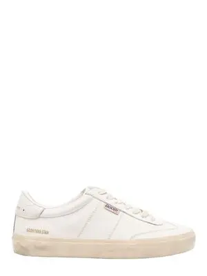 GOLDEN GOOSE Soul-star Distressed Leather Sneakers - Multicolor