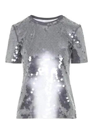 Sportmax Sequined T-shirt - Gray