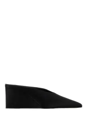 ALAÏA ALAIA Satin Wedge Mules