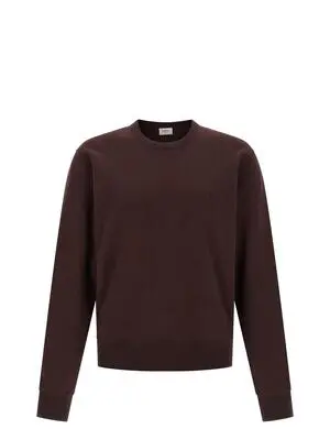 Saint Laurent Cassandre Embroidered Cotton Sweatshirt - Multicolor