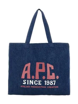 A.p.c. Since 1987" Shopper Bag - Multicolor