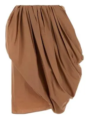 Chloé CHLOE Antiqued Poplin Skirt Pink