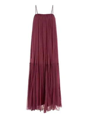 CHLOÉ CHLOE Tyrian Silk Long Dress