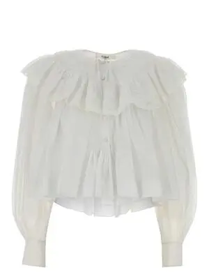 Chloé Cotton Blouse - White