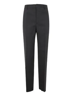 Dsquared2 Relaxed Fit Wool Blend Trousers - Gray