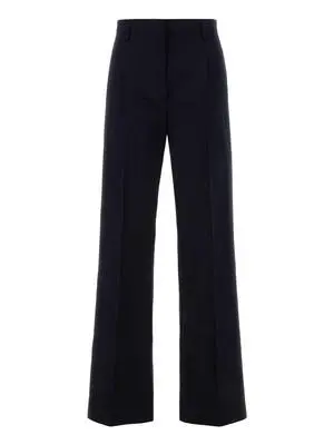 Prada Navy Cotton Pants - Blue