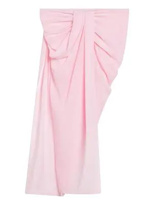 Jacquemus Asymmetric Draped Pareo Skirt - Pink