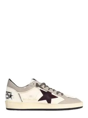 GOLDEN GOOSE Ball Star Leather Sneakers - White