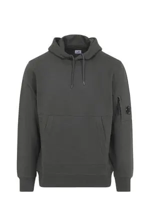 C.P. COMPANY Logo Cotton Hoodie - Multicolor