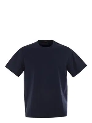 Herno Herno Men Stretch Cotton T-Shirt Blue