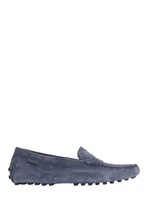 TOD'S Suede Gommino Loafers - Blue