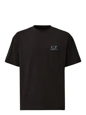 C.P. COMPANY C.P. Company Men Logo Cotton T-Shirt Multicolor