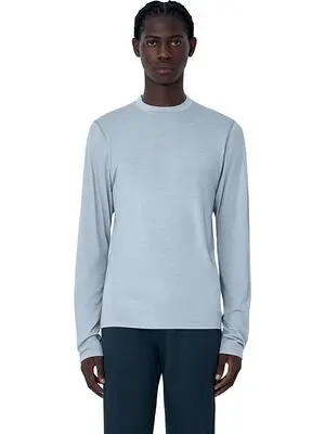 RIER Rier Men Long Sleeve Crewneck Top Gray